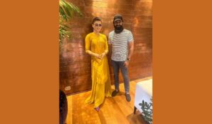 Urvashi Rautela for KANTARA 2, with Rishab Shetty - Bollywood Couch