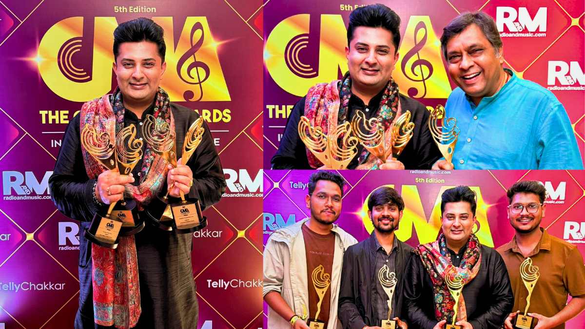 Four trophies for Sumeet Tappoo at 2025 CLEF Music Awards - Bollywood Couch